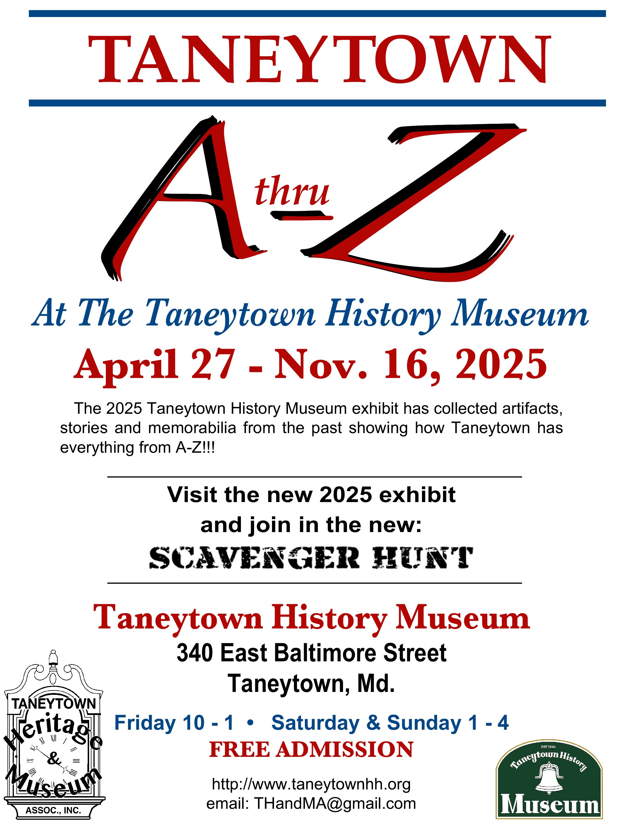 Taneytown Heritage & Museum Association, Inc.